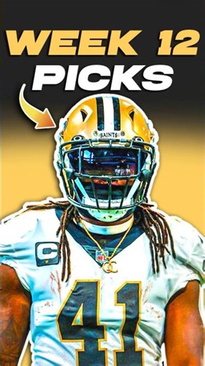 NFL Picks in 60 Seconds 🔥 (Week 12)
