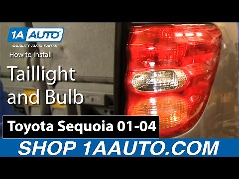 How to Replace Tail Light 01-04 Toyota Sequoia