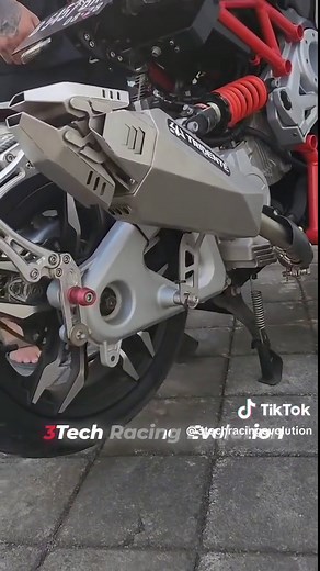 Custom Italjet Dragster 200 Tridente Scorpion Exhaust by Bull Gym Bali Canggu