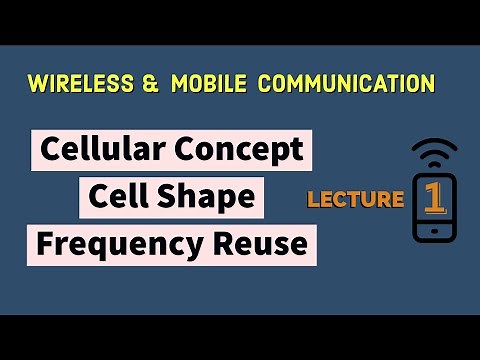 Cellular Concept | Cell Shape and Frequency Reuse Fundamentals