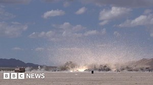 US military video shows how cluster munitions explode