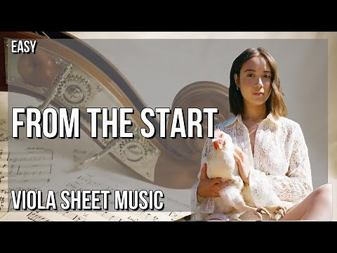 Viola Sheet Music: How to play From the Start by Laufey