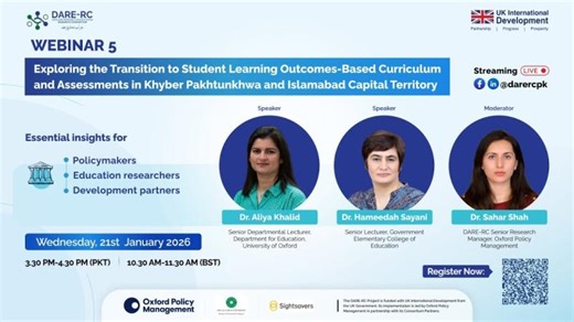 DARE-RC Webinar | Exploring the Transition to Student Learning Outcomes-Based Curriculum | DARE - Research Consortium