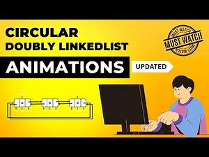 Circular Doubly Linked List Animations | Data Structure | Visual How