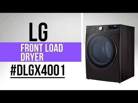 LG Dryer DLGX4001/DLEX4000 Series