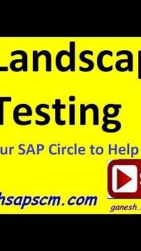 Which Landscape is used for different types of Testing like UT/SIT/UAT in SAP Projects? #saptesting