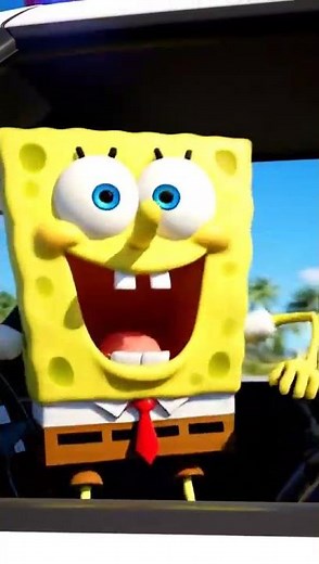 SpongeBob SquarePants getting chased #police #spongbob #chase
