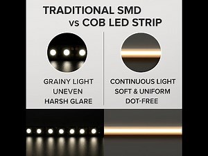 💡 Traditional SMD vs COB LED Strips – The Ultimate Lighting Comparison!