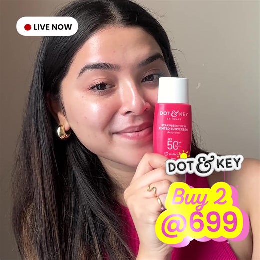  LIVE NOW: Buy 2 at 699 & 3 at 999 + FREE Gift! Shop, Glow & Save – No Code Required  Now’s your chance to stock up on Vitamin C must-haves to Skin Barrier saviors while the offer lasts! But wait, there’s more!  Enjoy an extra 5% OFF  on prepaid orders, exclusive flash deals , FREE shipping , and fast dispatch within 24 hours! Limited Time Offer⏰ - Shop now! | Dot & Key | Facebook