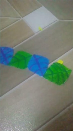 how to make simple colour papers grass patterns for design