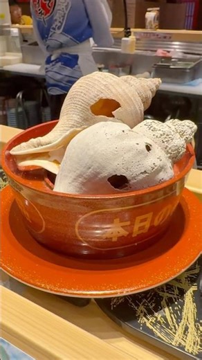 🐚 Empty Kai (貝) Shell on Sushi Conveyor Belt | Musashimaru 豊橋 🍣✨