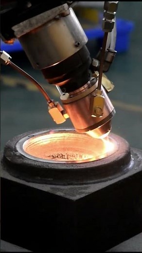 Laser Cladding Demo 🔥 | Metal Surface Repair & Coating #shorts