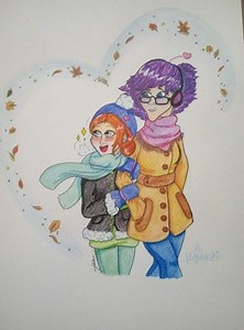 🍂Dancing leaves 🍂 (Caline Bustier x Mrs Mendeleiev) | Miraculous Amino