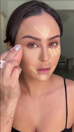 Makeup Using Only A Powder Puff Airbrushed Skin Hack l Christen Dominique