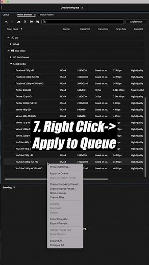How To Compress Video For Youtube In Media Encoder #premierepro #videoediting #mediaencoder #edit