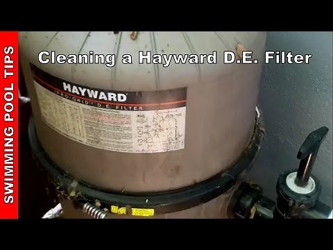 Cleaning a Hayward Pro-Grid, Micro-Clear, Super Star-Clear D.E. Filter