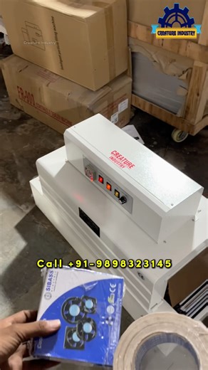 Packaging Of Any Gift Boxes - Automatic Wraping Machine | Shrink Tunnel Packing #shrinktunnel #yt