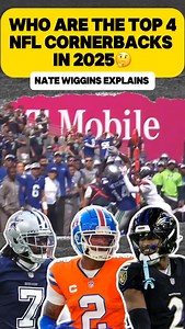Who are the top 4 NFL cornerbacks in 2025🤔 Nate Wiggins explains | The Water Boyz Show