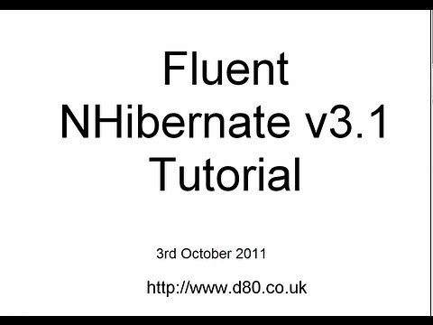 Fluent NHibernate Tutorial