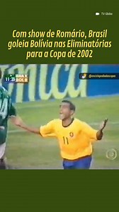 426K views · 9.9K reactions | Em 2000, o Brasil suava para ficar bem na classificação das eliminatórias para a Copa de 2002 e vivia uma mini crise após maus resultados e a derrota nas Olimpíadas. O povo clamava pela volta do baixinho Romário, que voltou e fez chover contra a Bolívia no Maracanã. | Enciclopédia das Copas | Facebook