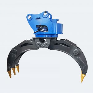 [Hot Item] OEM Q355b Material Handling Light Rotatable Log Grapple