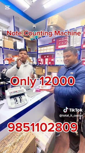 Note counting machine only 12000 customer happy #viralvideo #flypシ #highlight #totalitcenter #totalitcenter #foryou #notecountingmachine