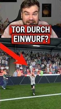 Was passiert, wenn man AUS einem EINWURF ein TOR macht? 😳