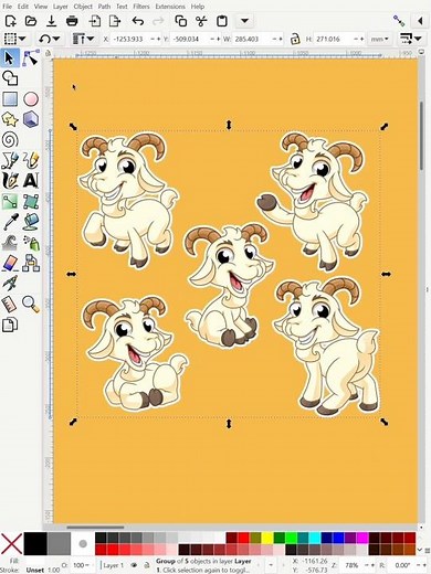 Inkscape Outline Hack: Create Perfect Outlines in Seconds! 🚀 #inkscape #design #shorts