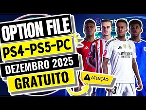 PES 21 OPTION FILE eFootball2021 FOR PS4/PS5/PC DECEMBER 2025 100% FREE READ THE DESCRIPTION!