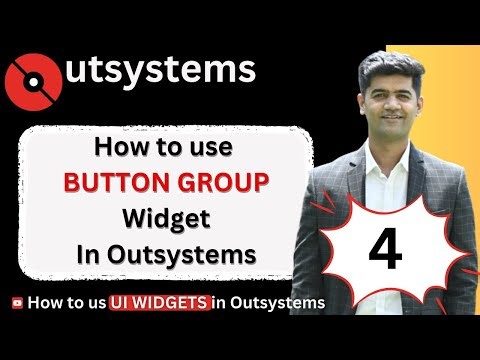 Mastering Outsystems UI #4: Designing Interactive Screens with Button Group widget in Outsystems.