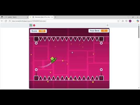 geometry dash| level 1| scratch |