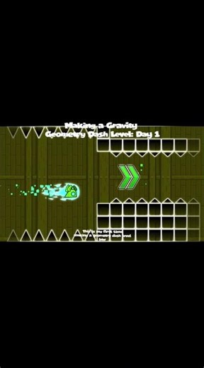 Making a Gravity Geometry Dash level: Day 1 #gd #geometrydash #gravity #hazbinhotel