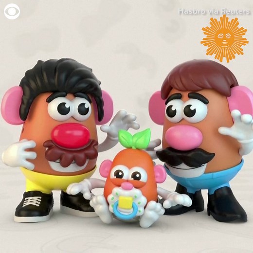 32K views · 606 reactions | The Mr. Potato Head brand name is getting a redesign, according to the toymaker Hasbro on Thursday. Check out the new "Potato Head" family. https://cbsn.ws/3koBxDv | CBS Sunday Morning | Facebook