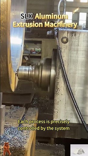 How Aluminum Extrusion Machines Work | Precision in Every Detail #factory #productionfacility#slx