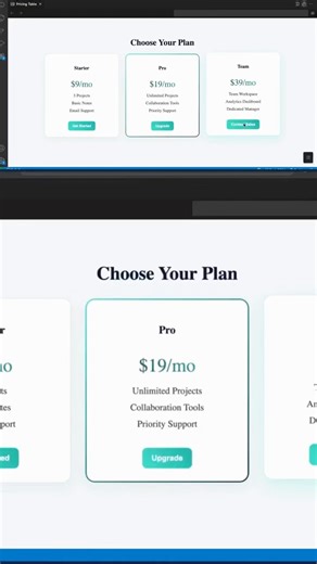 Build a Responsive 3-Column Pricing Table with HTML & CSS | Day 16 of 30 Days of Mini Projects