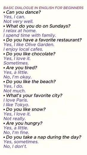 Basic Dialogue in English for beginners | Sophai Creator Share