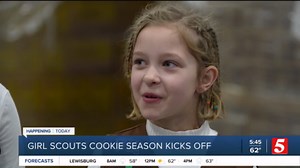Middle Tennessee Girl Scouts loads up cookies to kick off selling season