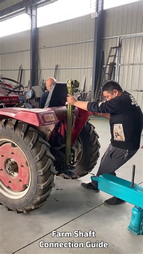 Farm Shaft Connection Guide #AgriPower #FarmMachines #RuralInnovation | Gujjar
