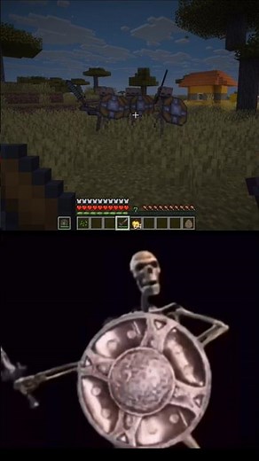 Skeleton Banging Shield Meme Update | Minecraft Mod
