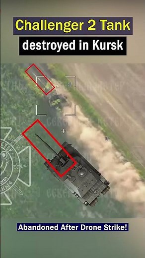 Challenger 2 Tank Destroyed in Kursk Region