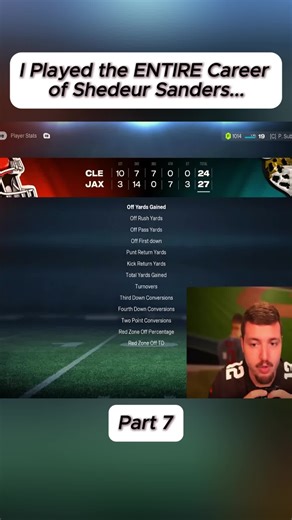 I Played the ENTIRE Career of Shedeur Sanders #MaddenCareer #ShedeurSanders #FootballGaming
