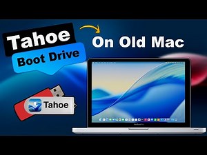How to Create macOS Tahoe Bootable USB on Unsupported Mac (No OCLP Needed)