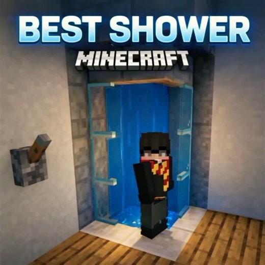 Best Shower Design in Minecraft !