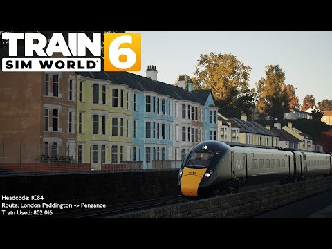 Train Sim World 6 - 1C84 London Paddington → Penzance (BR Class 802/0)