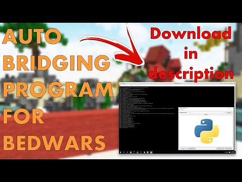 I CREATED AN AUTO-BRIDGING PROGRAM FOR MINECRAFT BEDWARS USING PYTHON