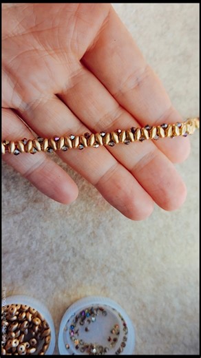 Let's Make a Tennis Bracelet! 🌷 #foryoupage #foryourpage #handmadejewelry #tutorials #jewelrymaking