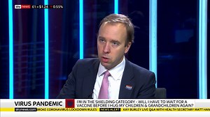 84K views · 229 reactions | Matt Hancock says those being asked to shield must do so for 12 weeks but that "may be extended". The Health Sec says the govt can only lift measures if the cases of new #coronavirus cases drops right down. #AskTheHealthSecretary Follow live: https://trib.al/5aDAin5 | Sky News | Facebook