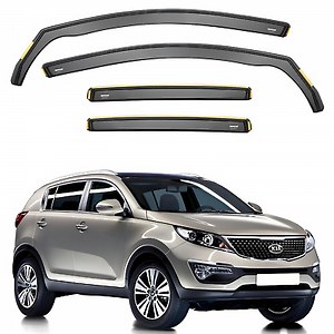 ISPEED Wind Deflectors for Kia Sportage MK3 2010-2015 4pc Set Visors Accessories  | eBay UK