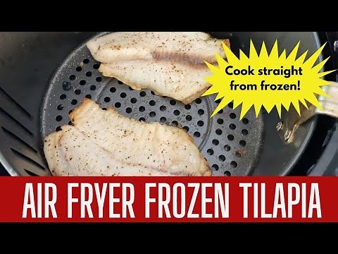 Air Fryer Frozen Tilapia - How To Cook Frozen Tilapia Fish In The Air Fryer - SO EASY! 🐟😋