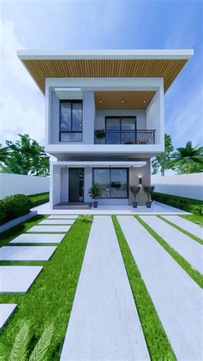 Low Budget Two Storey House Design with Rooftop